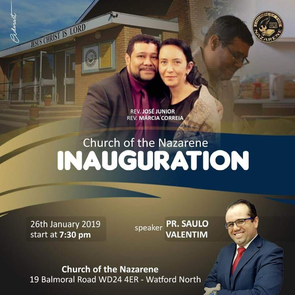 Inauguration – Woodside Community Church of the Nazarene